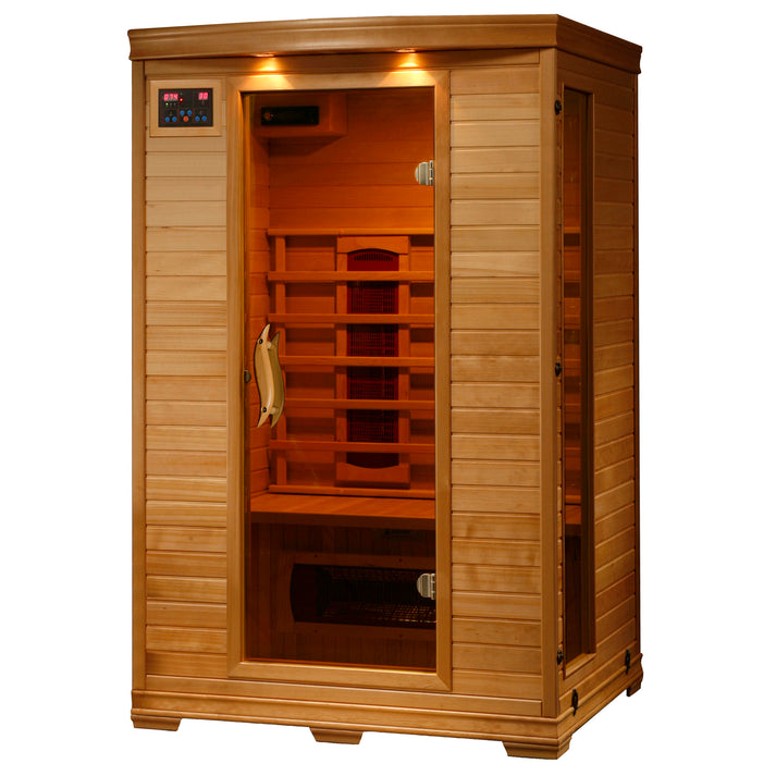 Infrared 2 Person Sauna with Ceramic Heaters - Coronado Series SA2406 ...